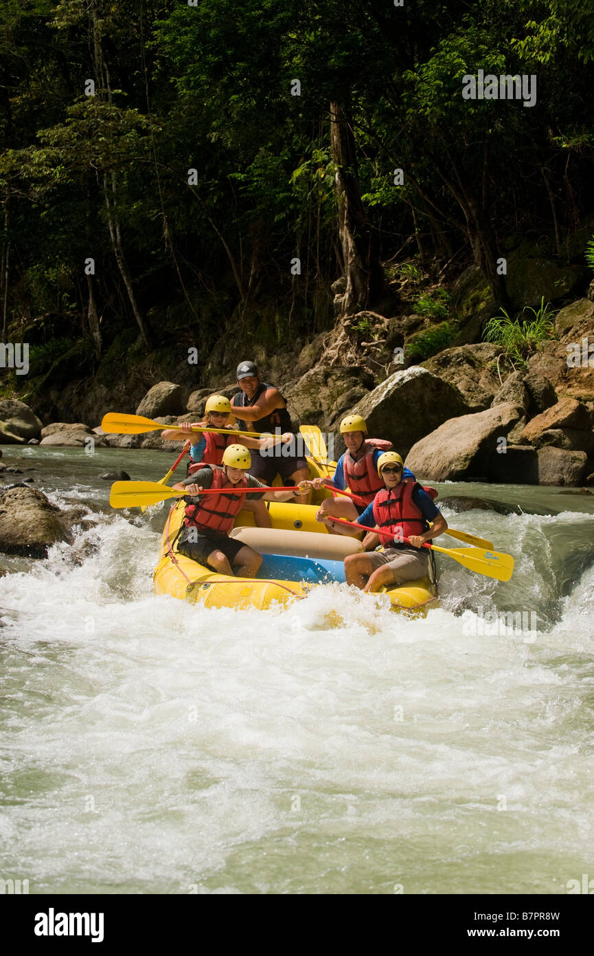 Costa rica jungle river raft hi-res stock photography and images - Alamy