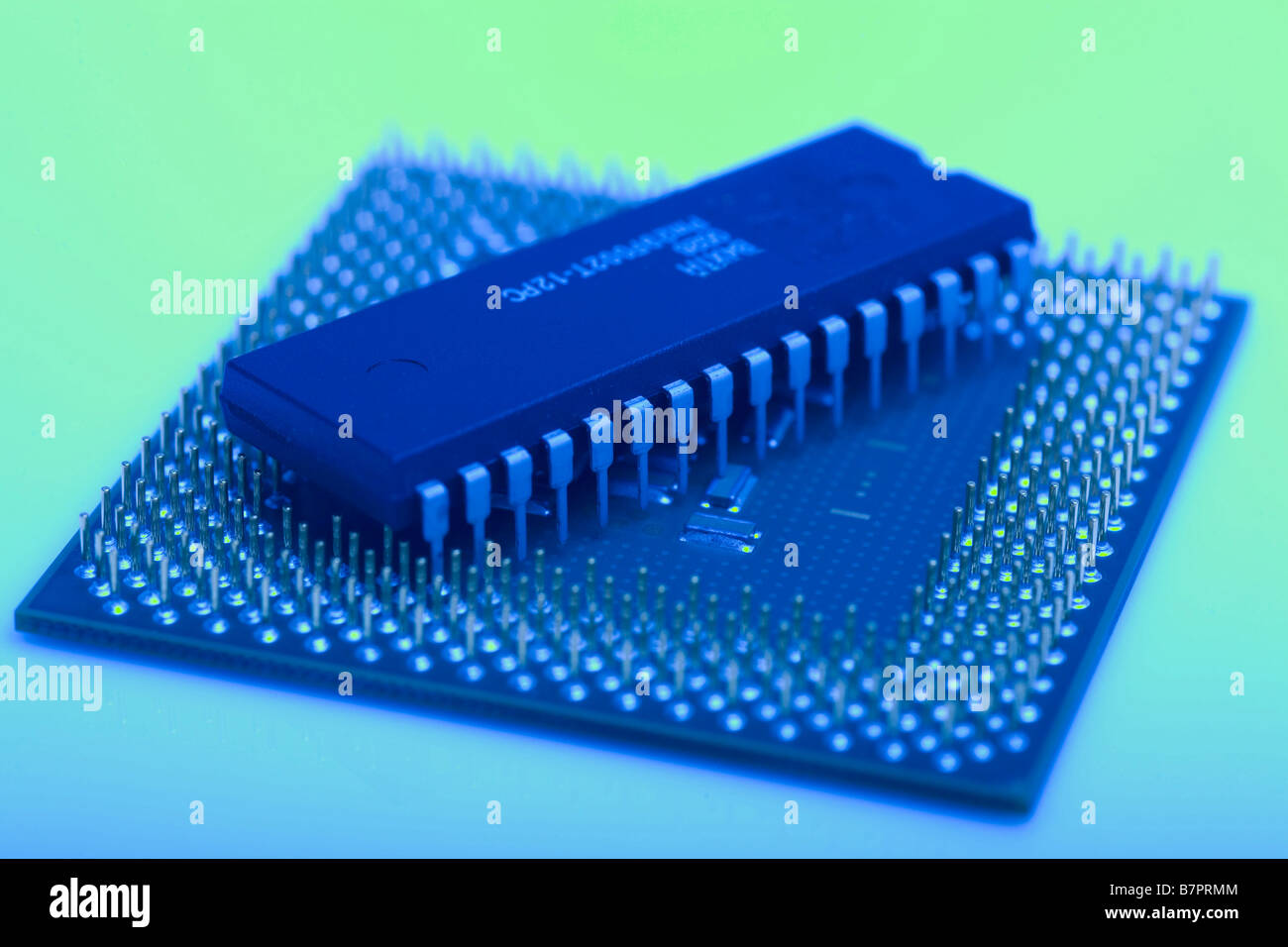 Close-up of computer chips Stock Photo - Alamy