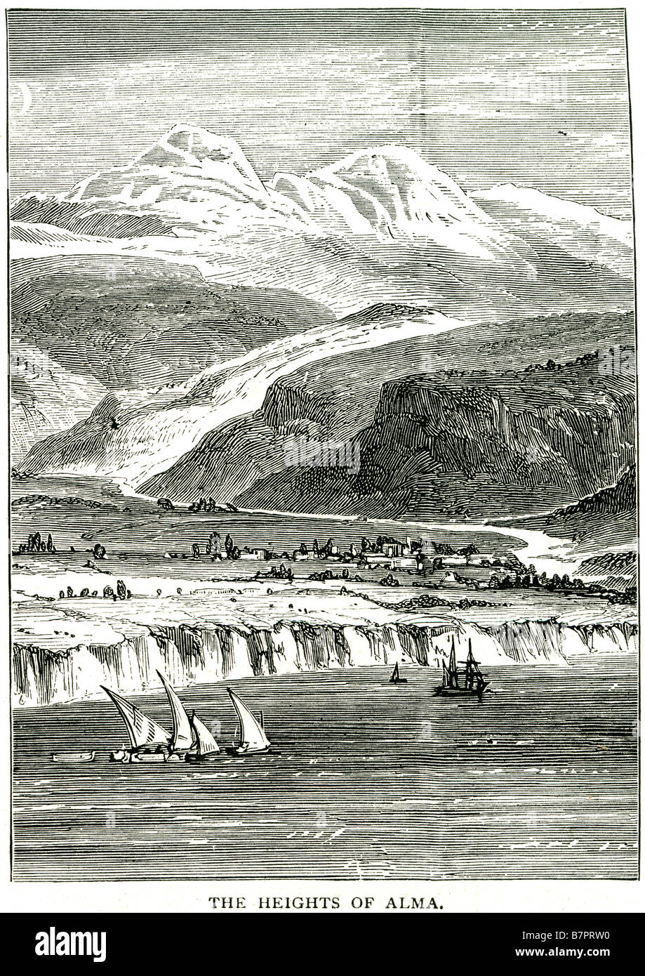 heights Alma Mountain View Country Side River Boating Boat Fishing Bank ...