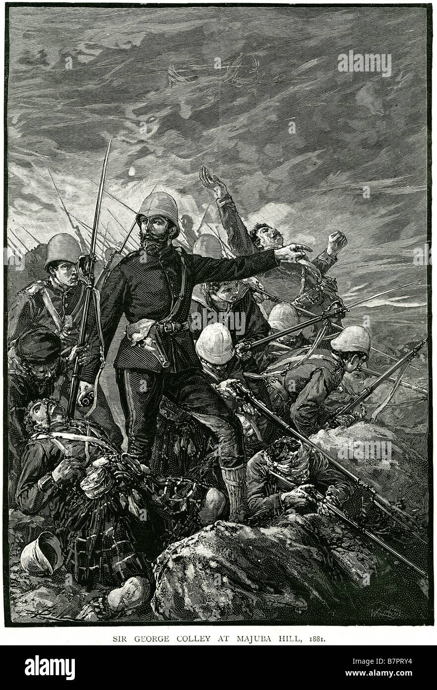 Sir George Colley Majuba Hill 1881 South Africa Boer War Solider ...