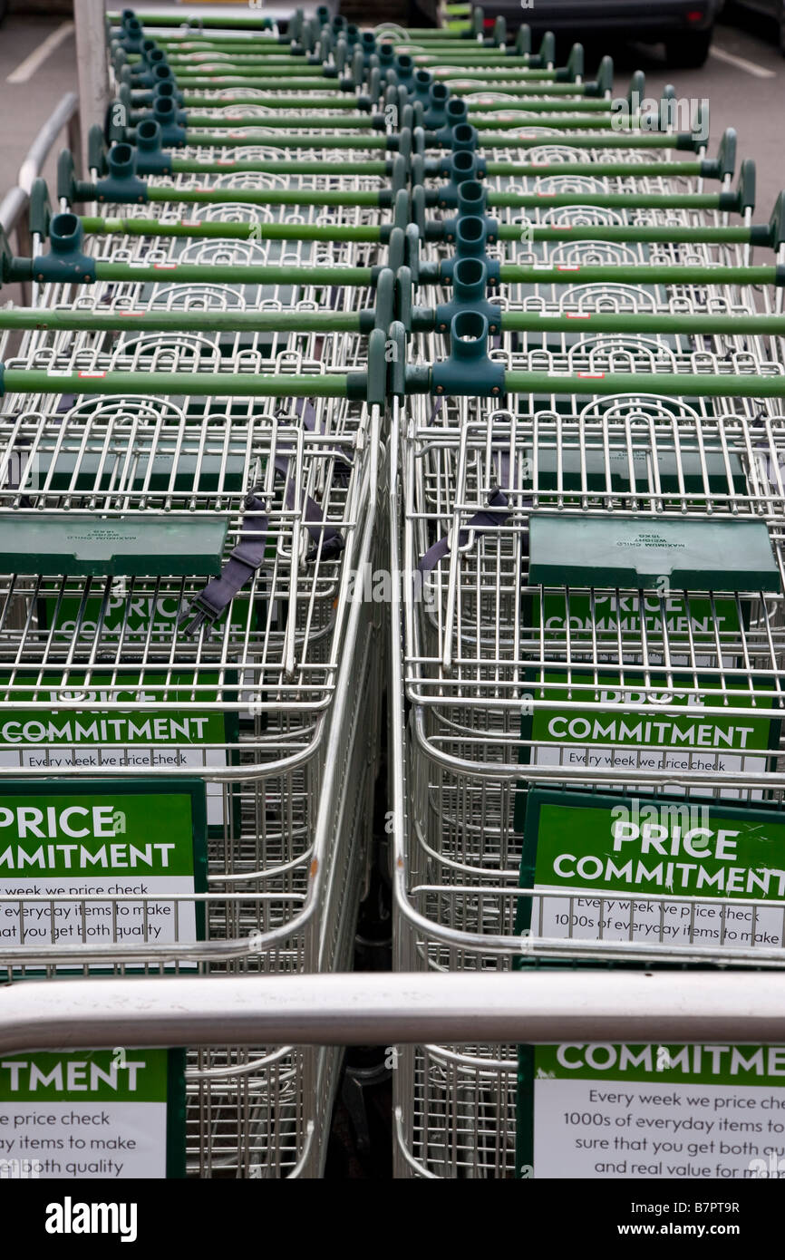 Shopping trolleys hi-res stock photography and images - Alamy