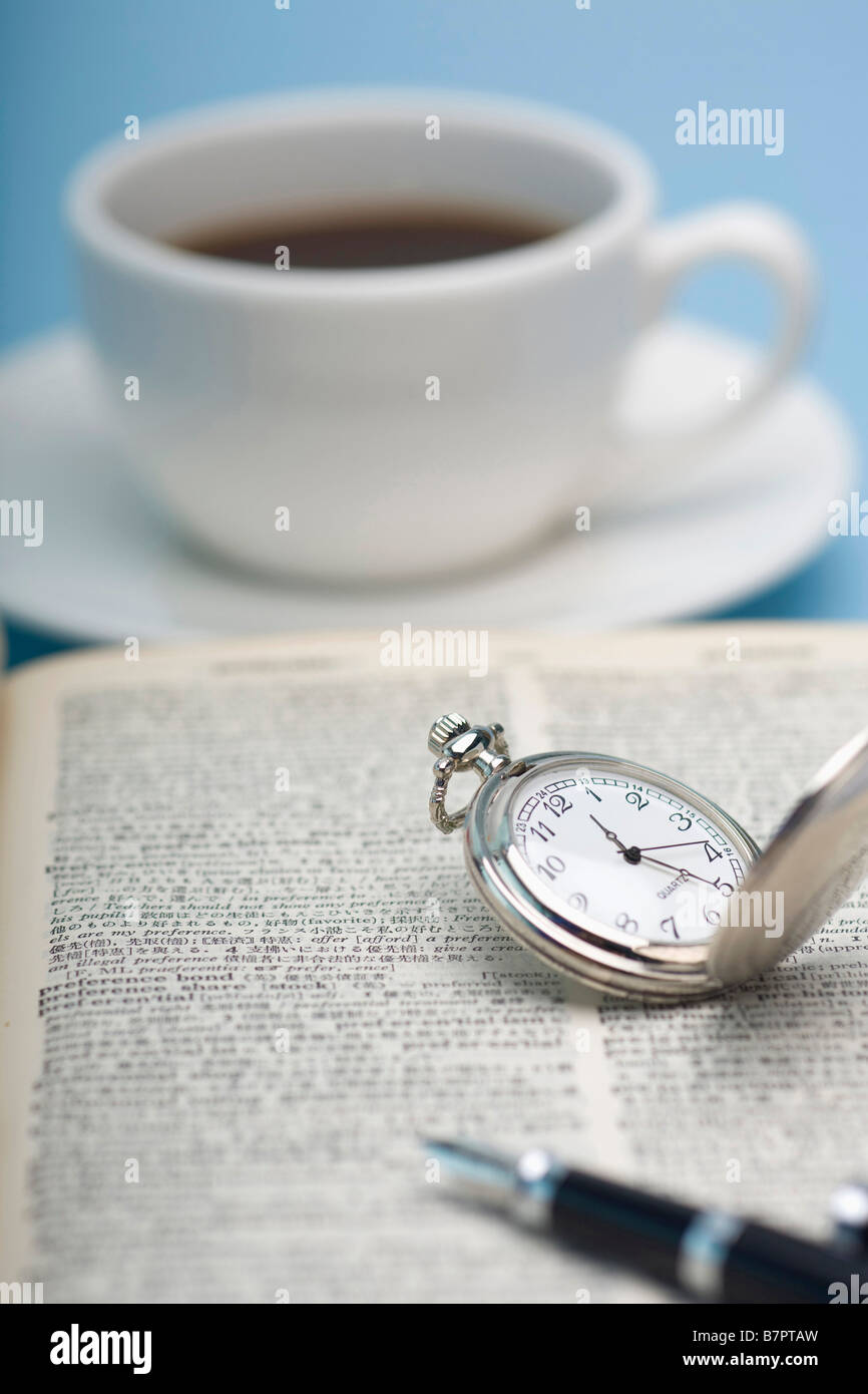 Coffee and Fountain Pen Stock Photo - Alamy