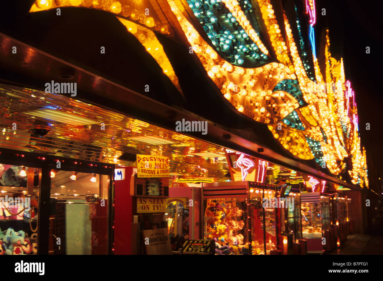 Seaside amusement arcade, UK Stock Photo - Alamy