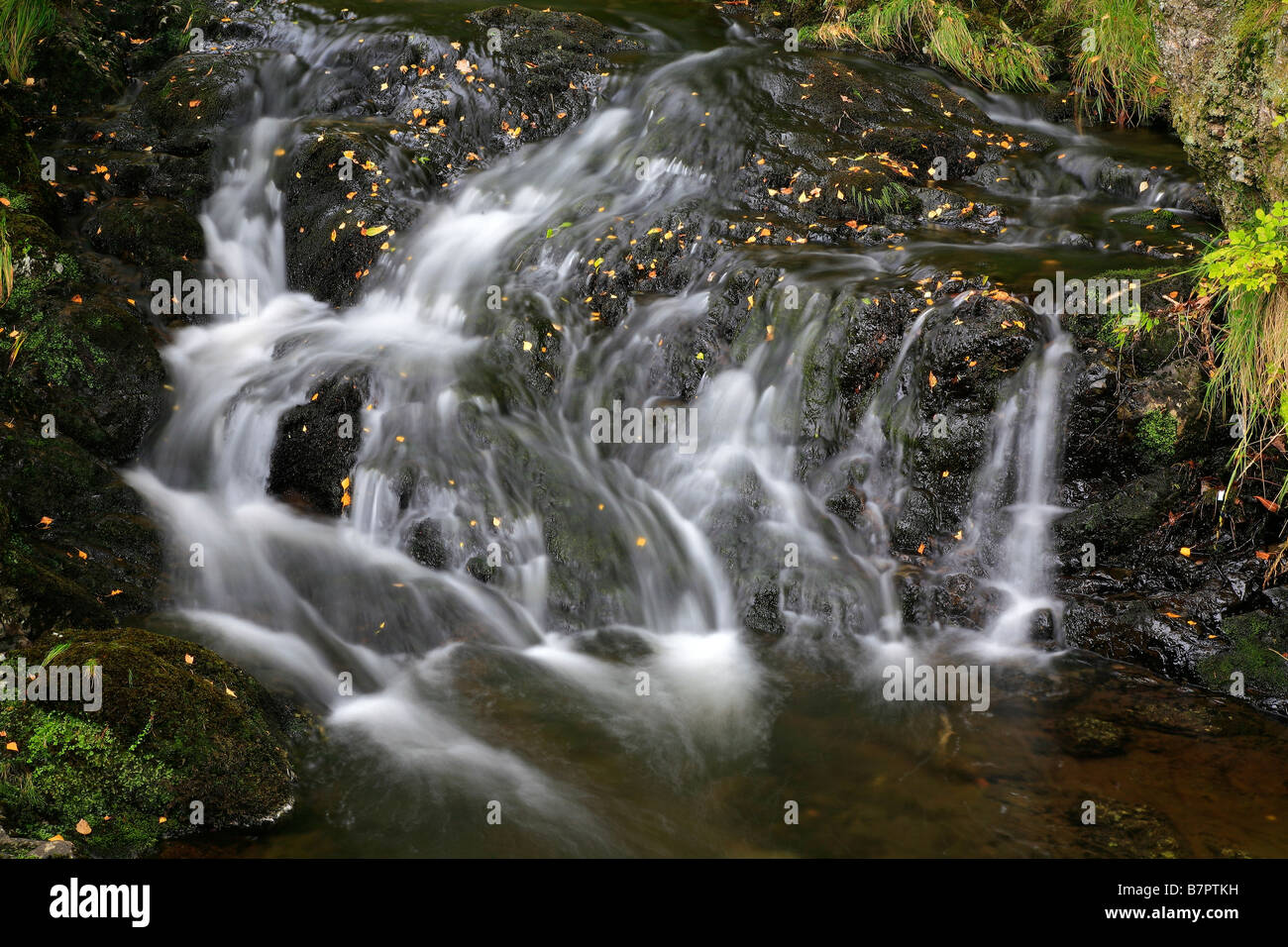 Many Little Waterfalls Stock Photo - Alamy