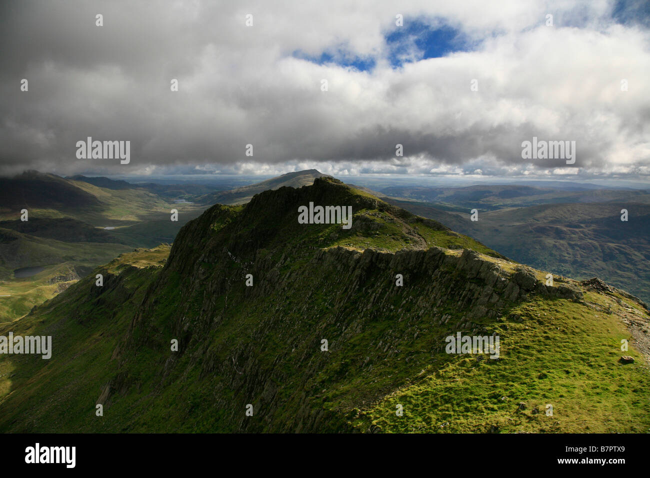 A view from Snowdon Stock Photo - Alamy