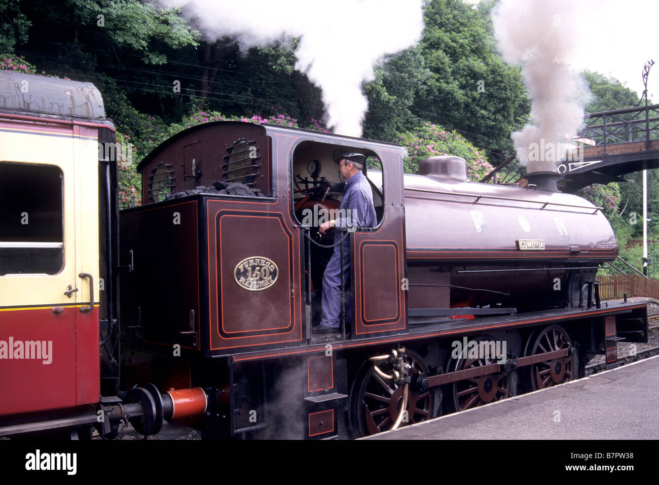 Haverthwaite steam railway hi-res stock photography and images - Alamy
