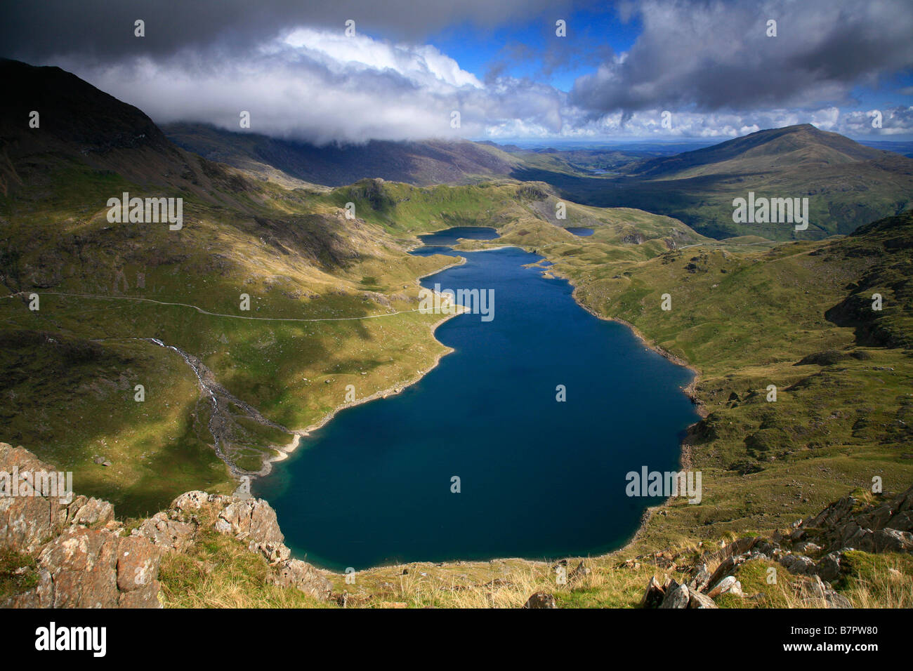 A view from Snowdon Stock Photo - Alamy