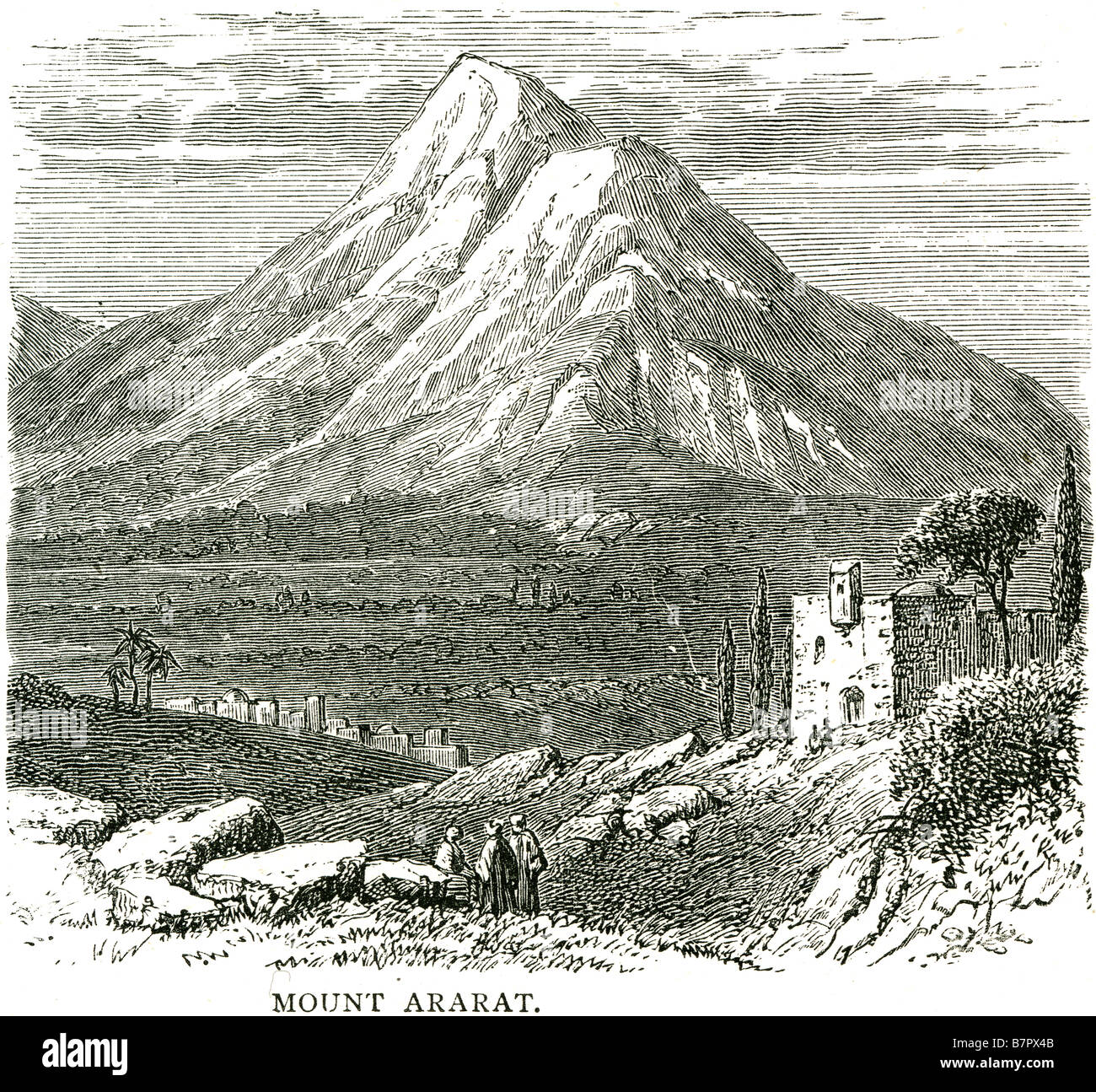 Mount Ararat is the tallest peak in east Turkey. This snow-capped ...