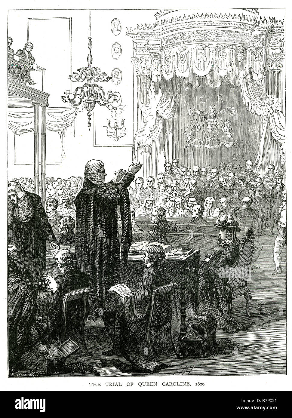 the trial of queen caroline 1820 Caroline of Brunswick-Wolfenbüttel ...