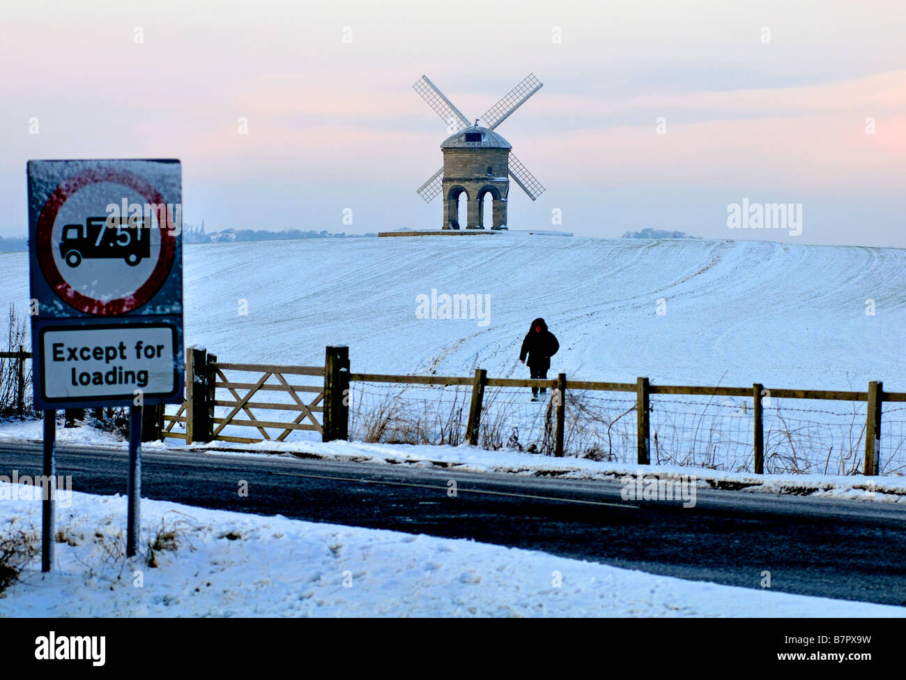 Chesterton Windmill in winter, Warwickshire, England UK Stock Photo - Alamy