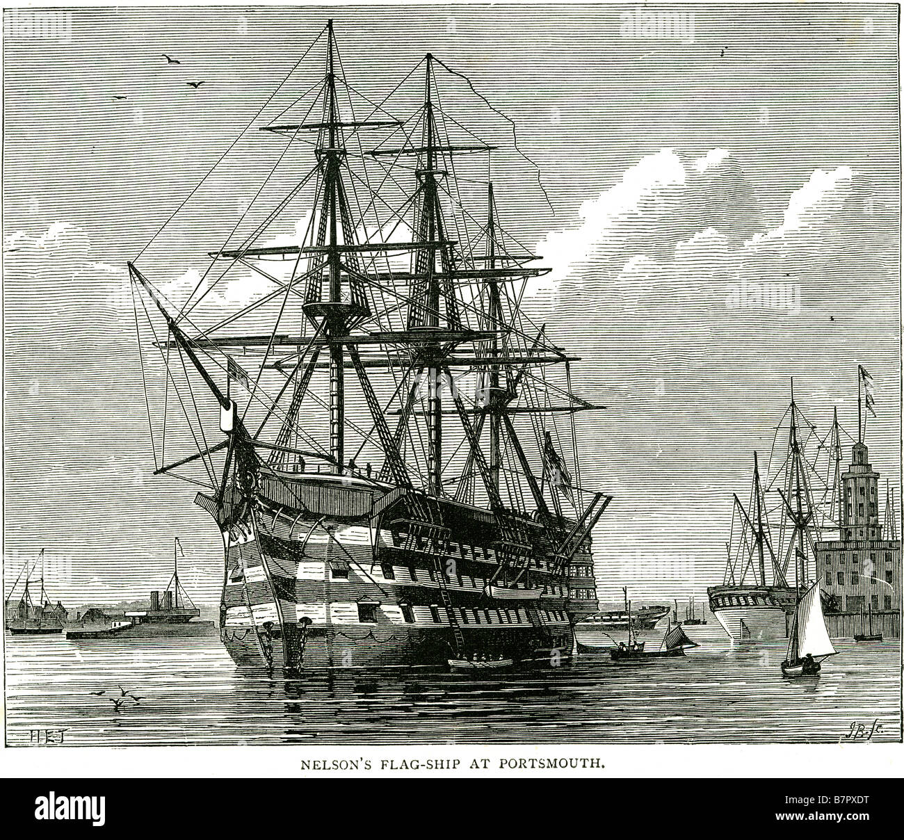 Nelson's Flag Ship Portsmouth port Battle ship Fleet sea Water Sailing Sail Wreak marine navy ...