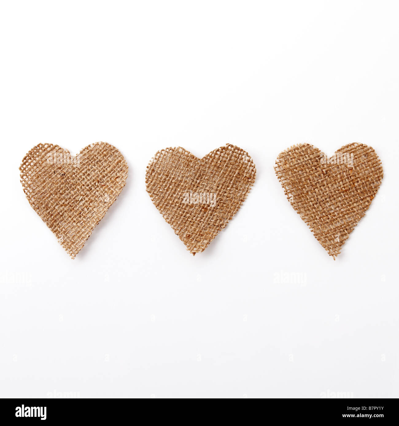 Three hearts in a row hi-res stock photography and images - Alamy