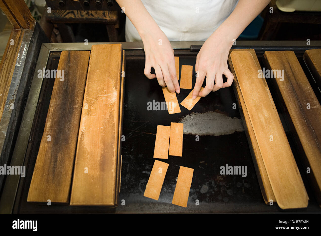 Person making sweets Stock Photo - Alamy
