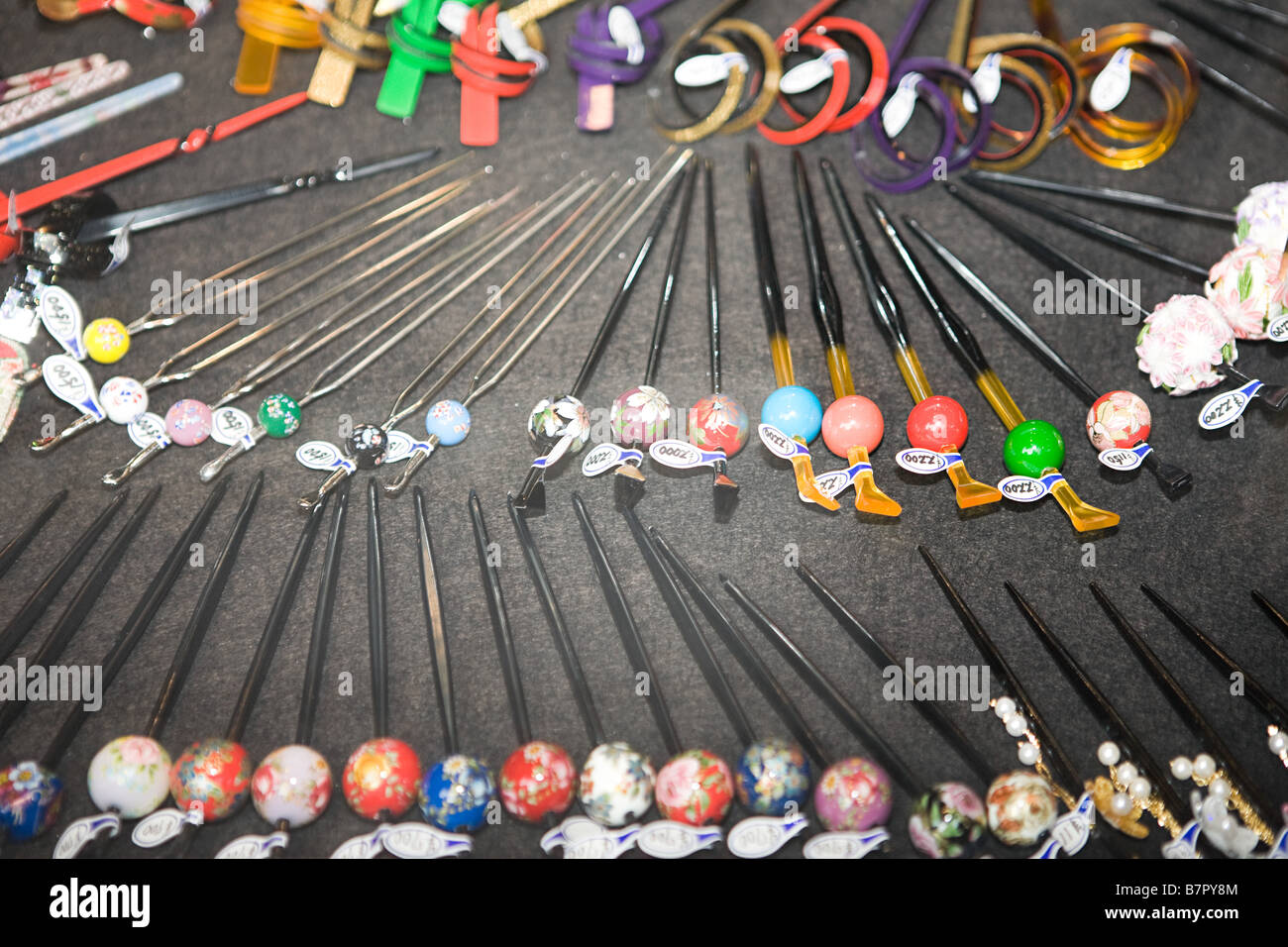 Japanese hair pins Stock Photo - Alamy