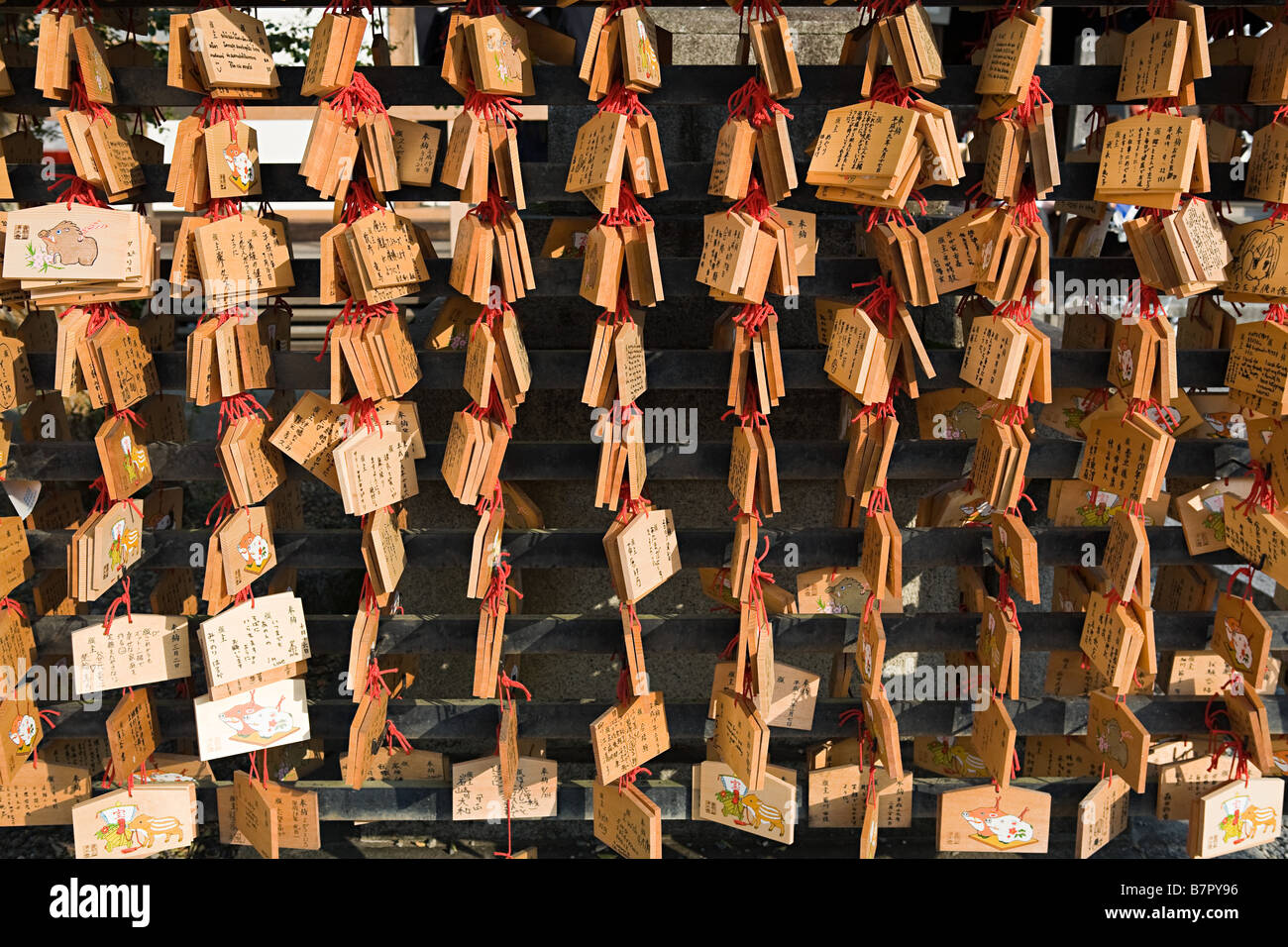 Ema prayer tablets Stock Photo - Alamy