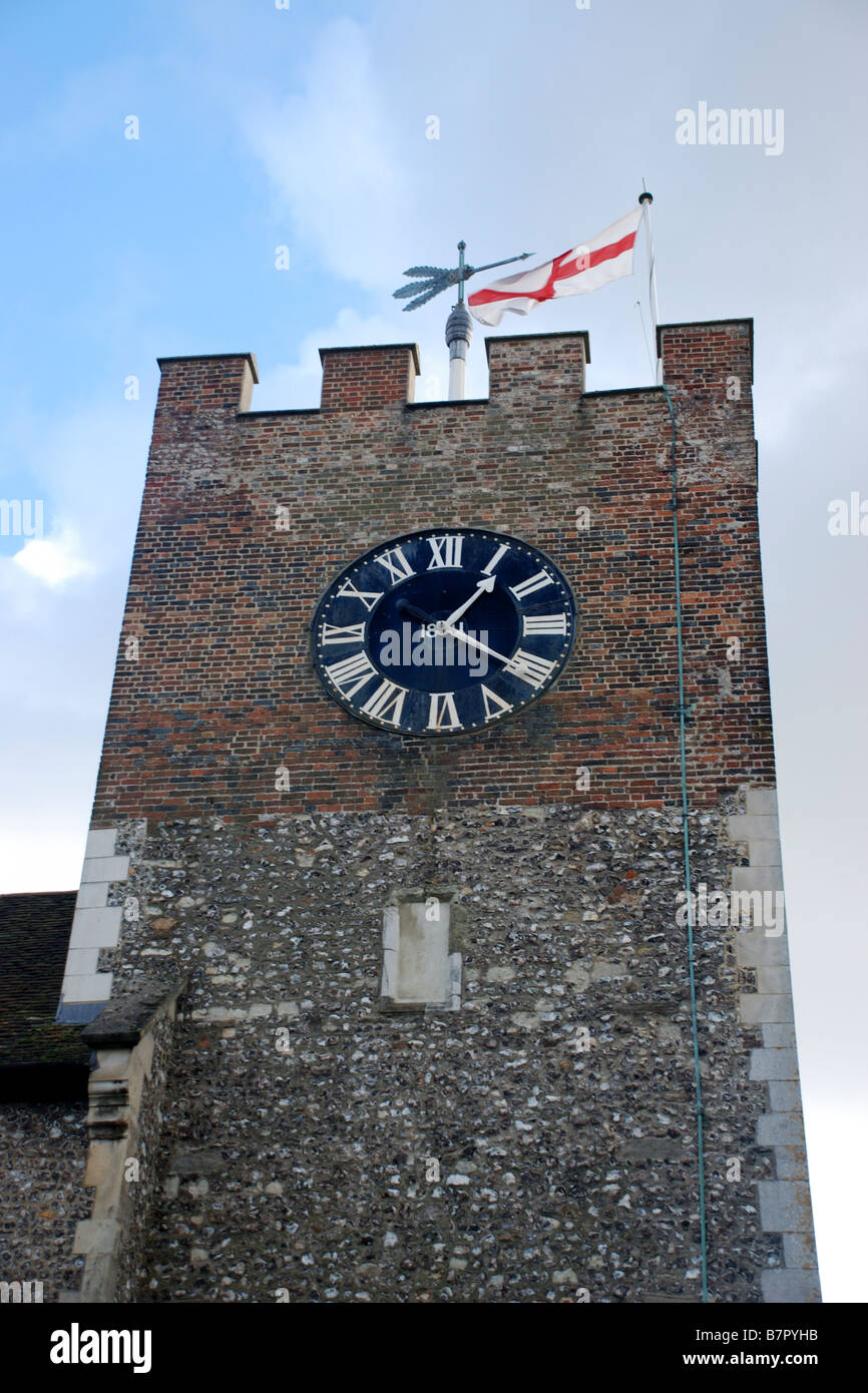 Church clock face hi-res stock photography and images - Alamy