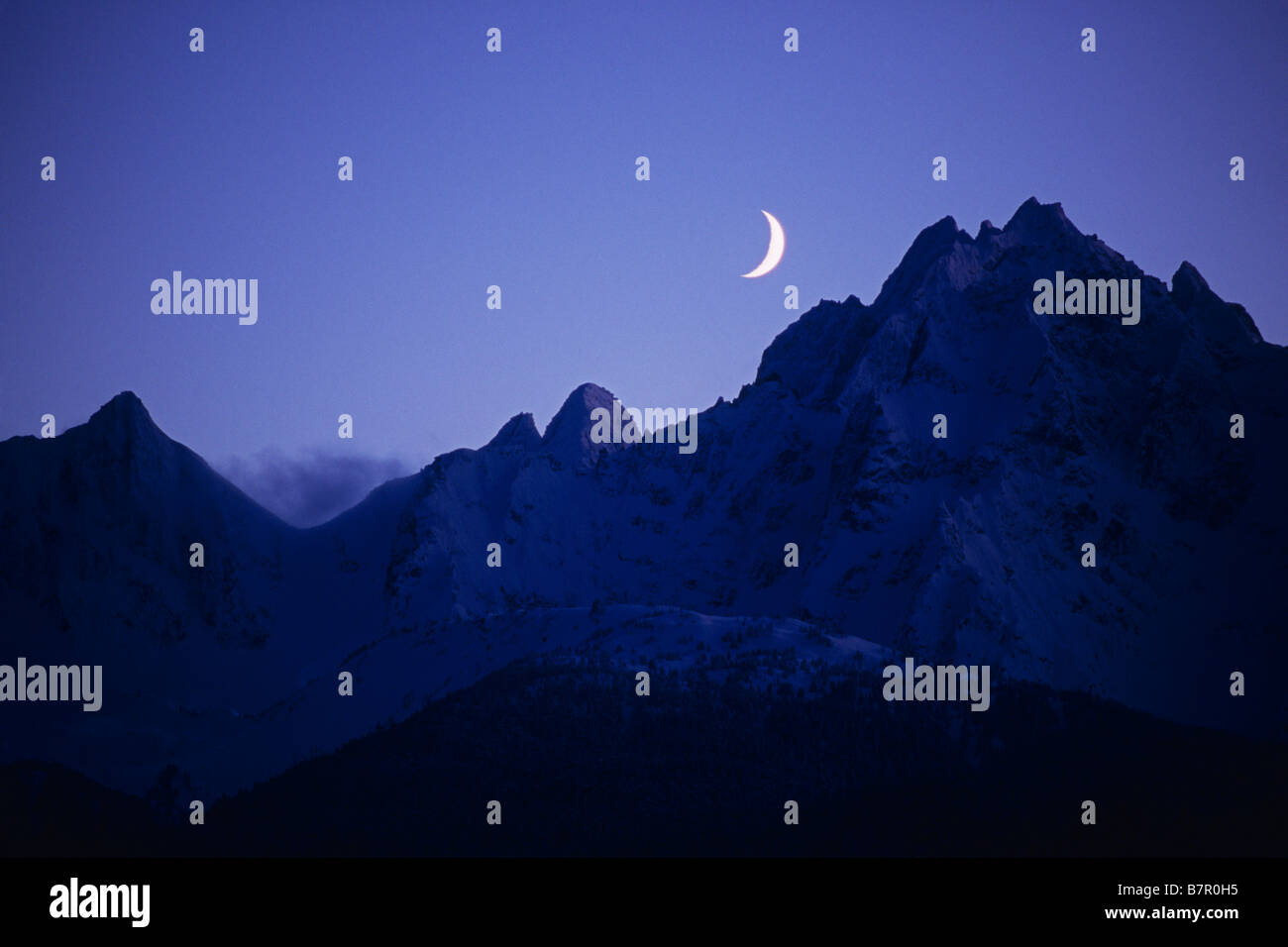 Moonrise Night Nighttime High Resolution Stock Photography and Images ...