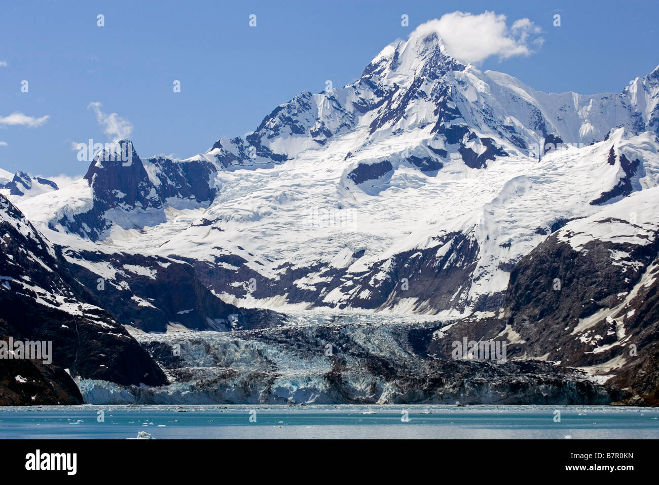 Johns Hopkins Glacier in Glacier Bay National Park Southeast Alaska ...
