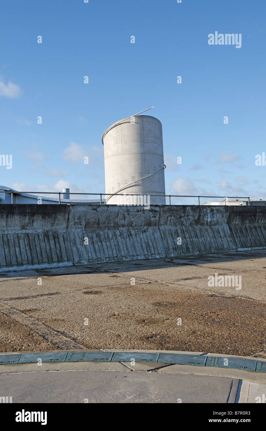 Sea wall and concrete platform Coastal defences Ness Point Lowestoft ...