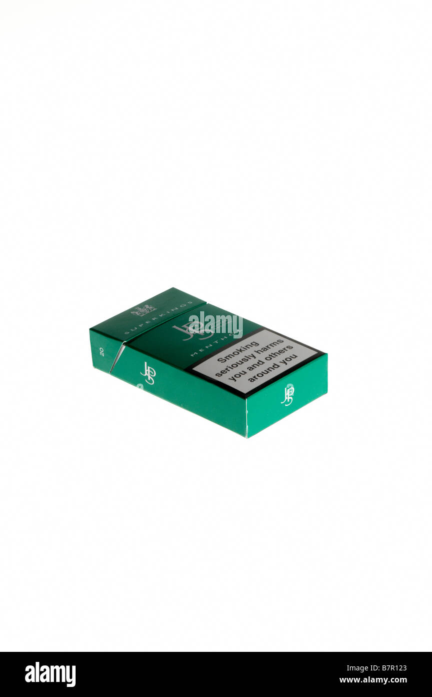 Open cigarette packet Cut Out Stock Images & Pictures - Alamy