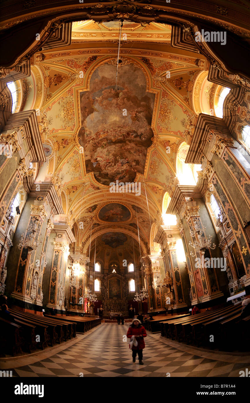 Interior view of the cathedral of brixen hi-res stock photography and ...