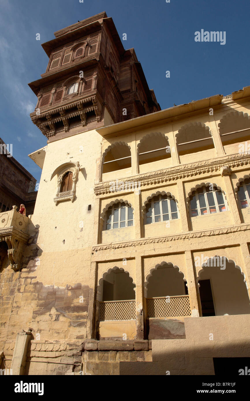 building in the meherangarh fort complex Stock Photo - Alamy