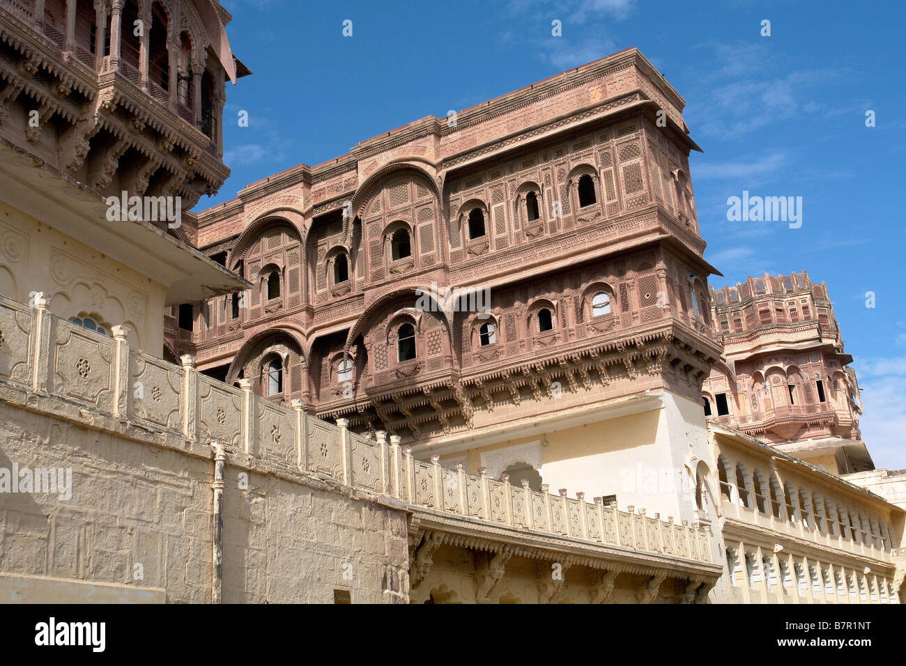 buildings in the meherangarh fort Stock Photo - Alamy