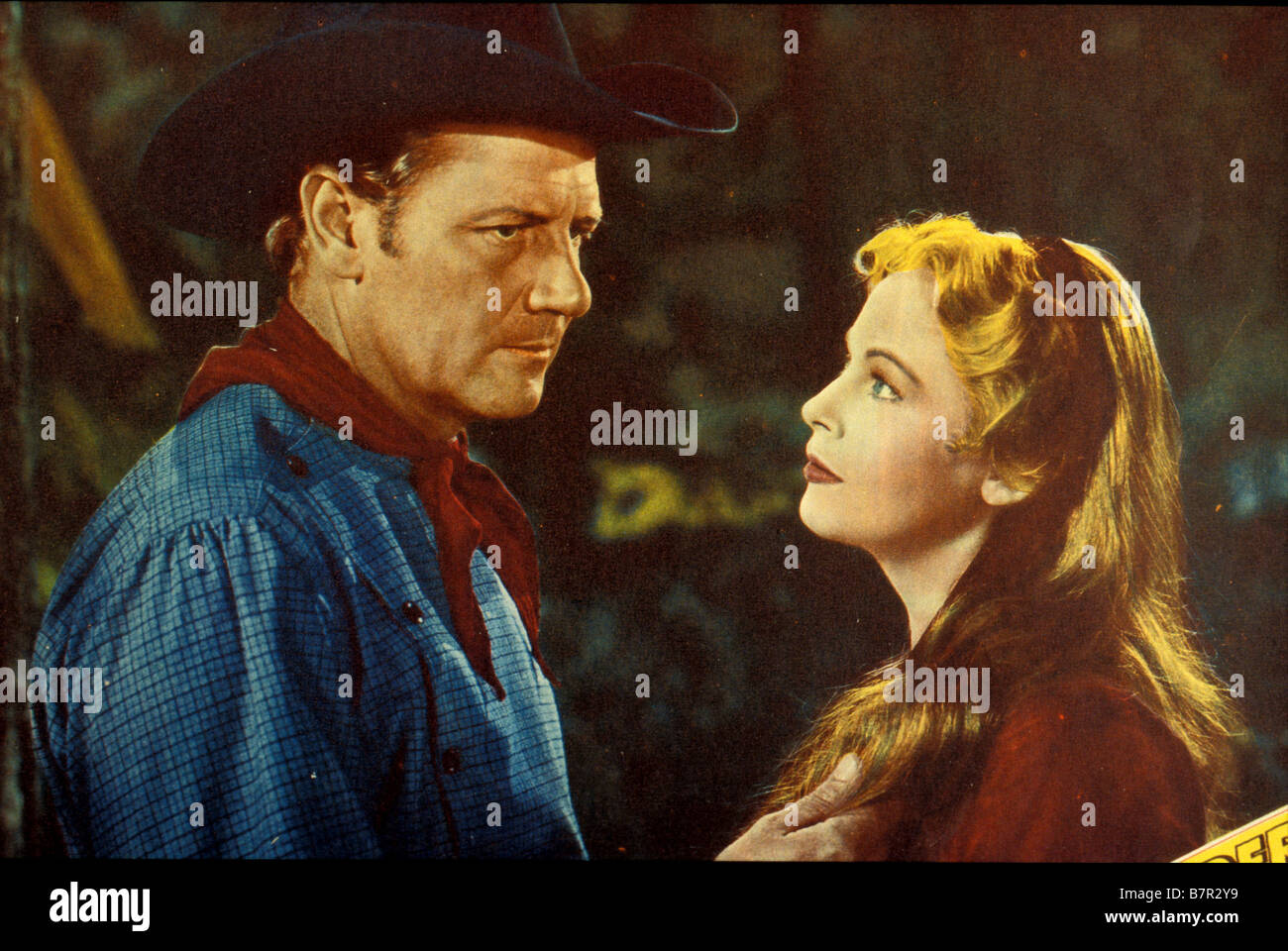 The Outriders Year: 1950 USA Joel McCrea, Arlene Dahl Director: Roy ...