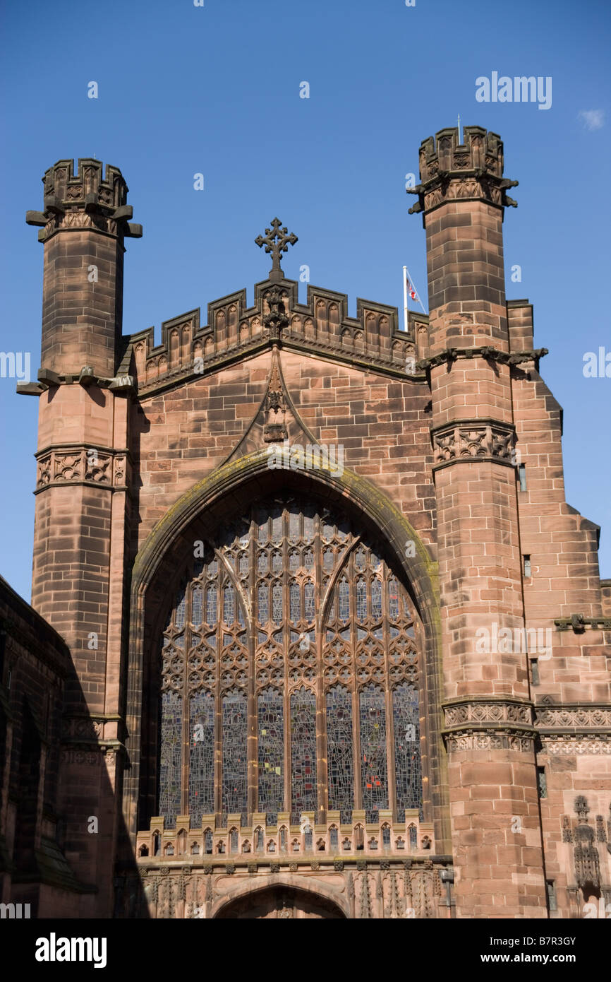 Chester cathedral in the centre of the medieval city of Chester,England ...