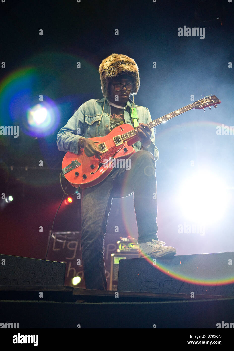Lightspeed Champion (AKA Devonte Hynes) performs on stage at the ...