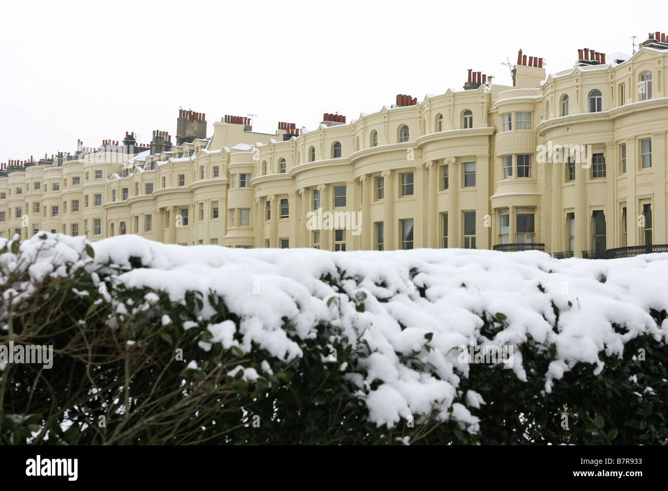 Snow covers Brighton Stock Photo - Alamy