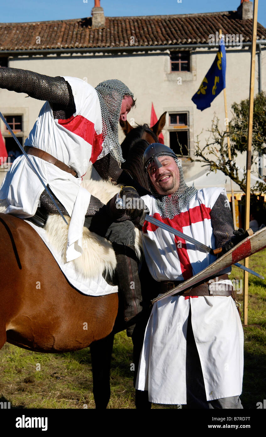 Medieval Fete in Parthenay, Deux-Sevres, France Stock Photo - Alamy
