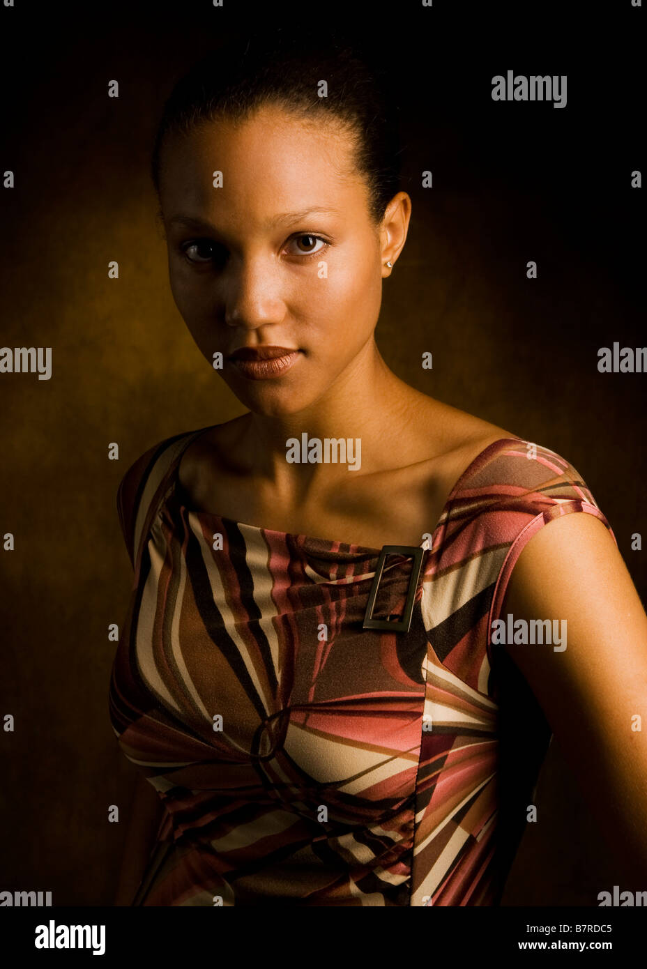 Young girl in studio Stock Photo - Alamy