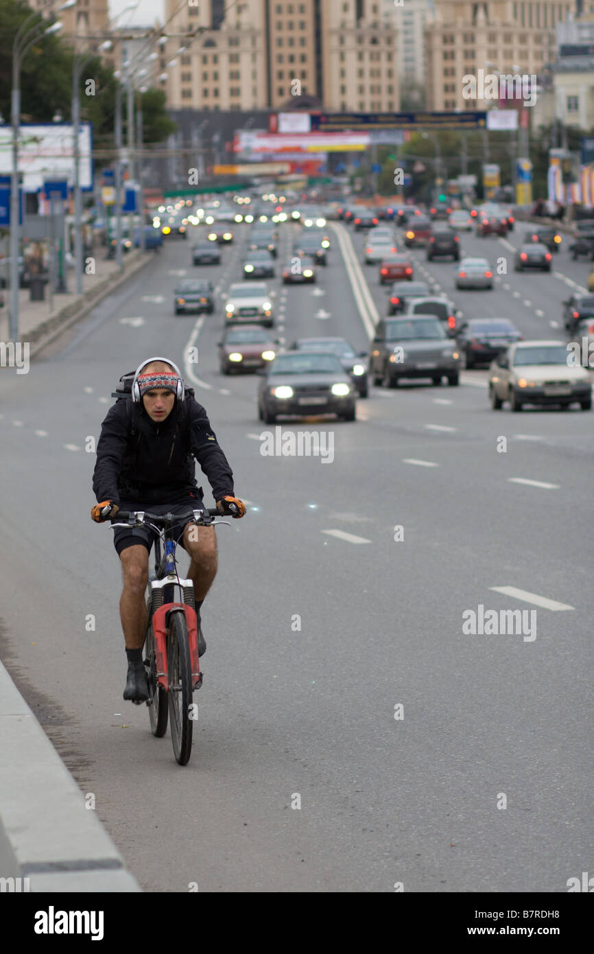 City biker hi-res stock photography and images - Alamy