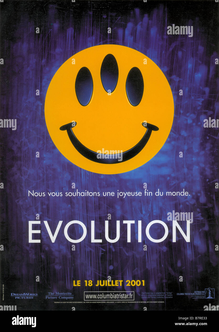 Evolution Year: 2001 USA affiche, poster Director Ivan Reitman Stock ...