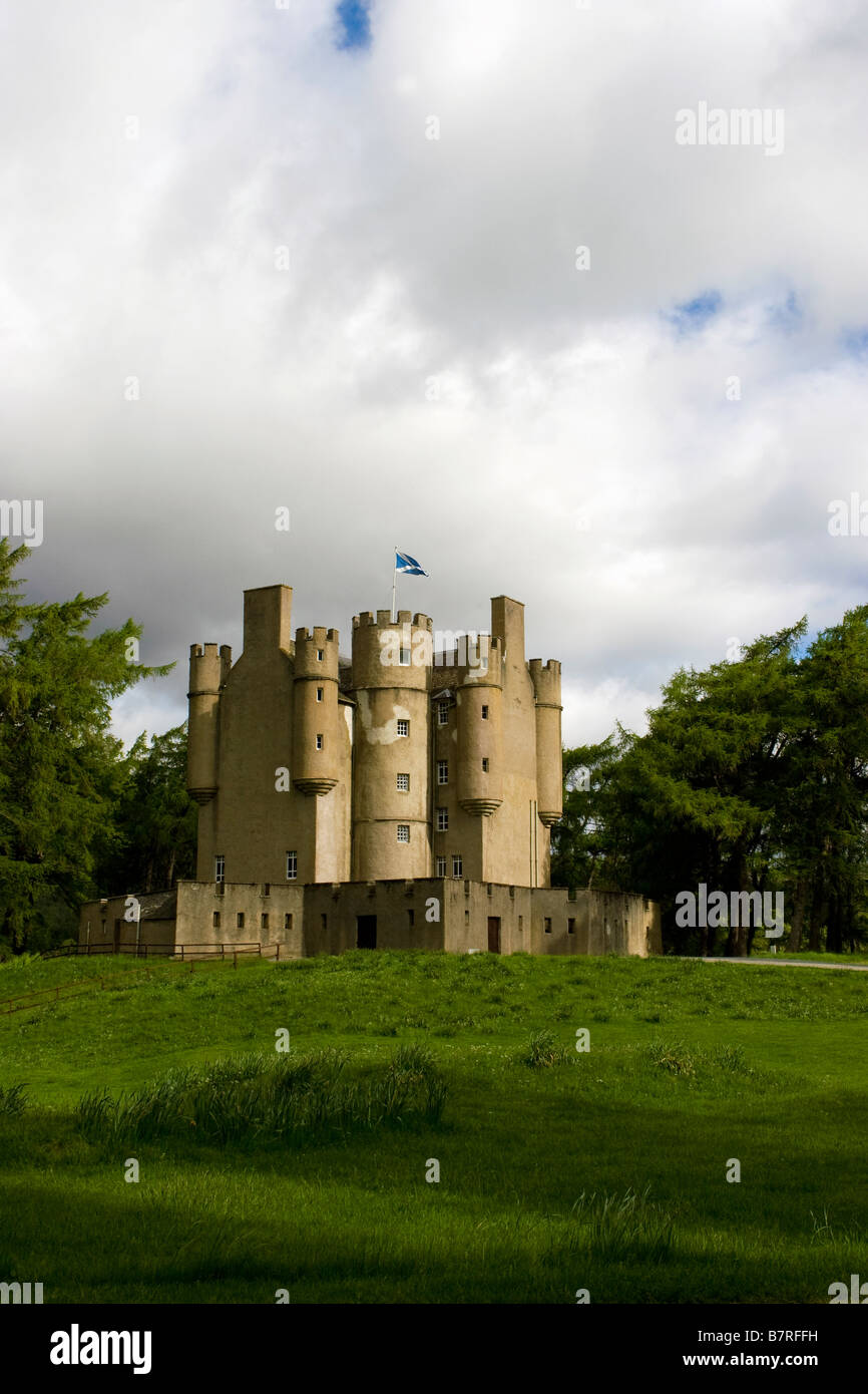 The strategic landmark Braemar Castle, Aberdeenshire, Scotland, UK ...