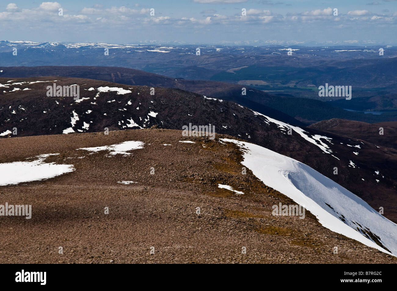 Cairngorm mountains in late spring, Highlands, Scotland Stock Photo - Alamy