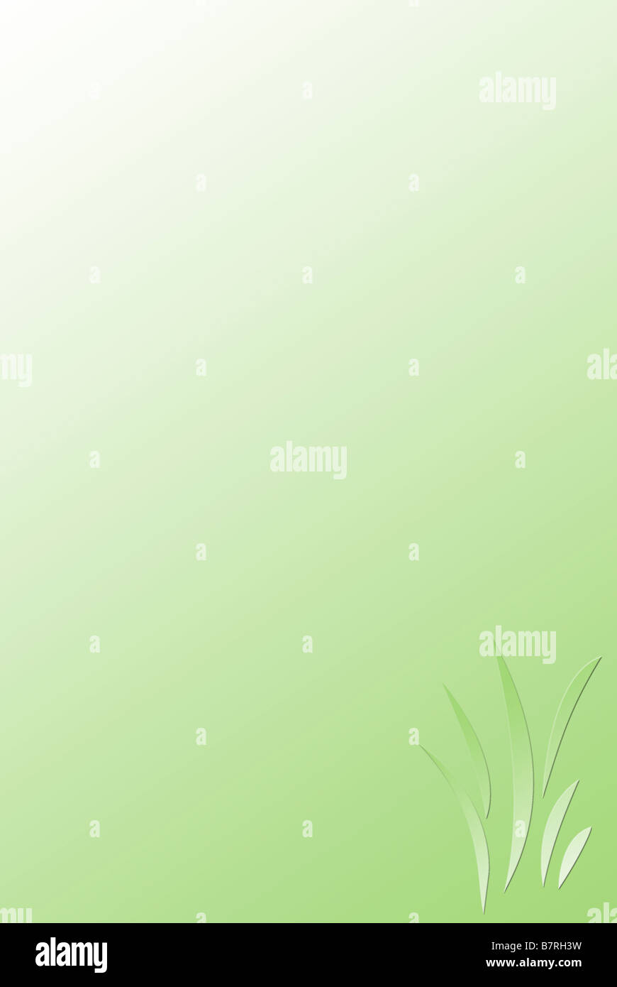 Grass illustration graphic with green gradient background Stock Photo ...