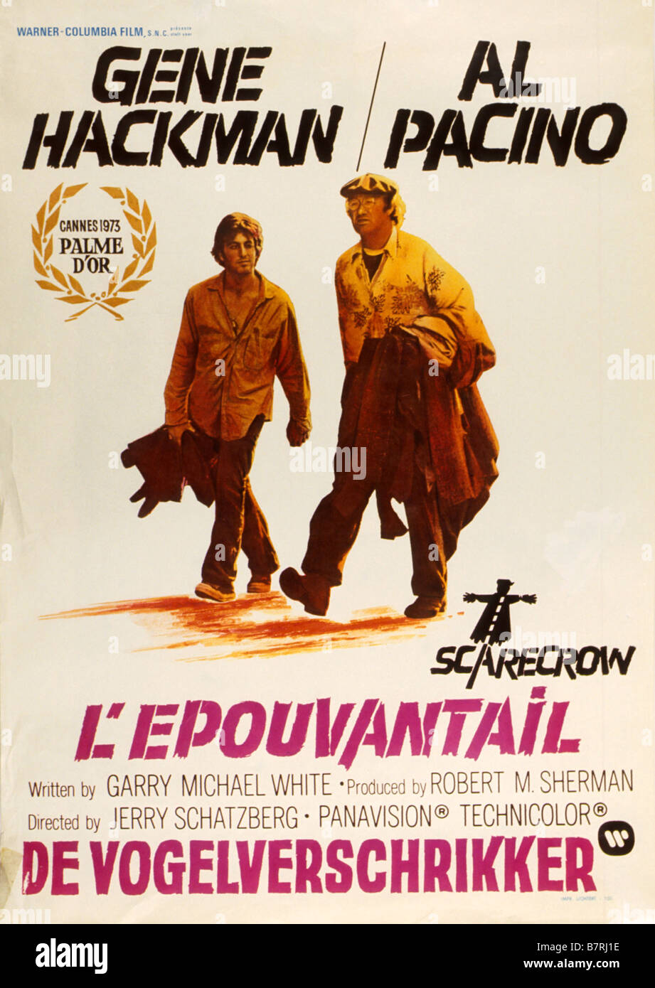 Scarecrow Year: 1973 USA Director: Jerry Schatzberg Movie poster Golden ...