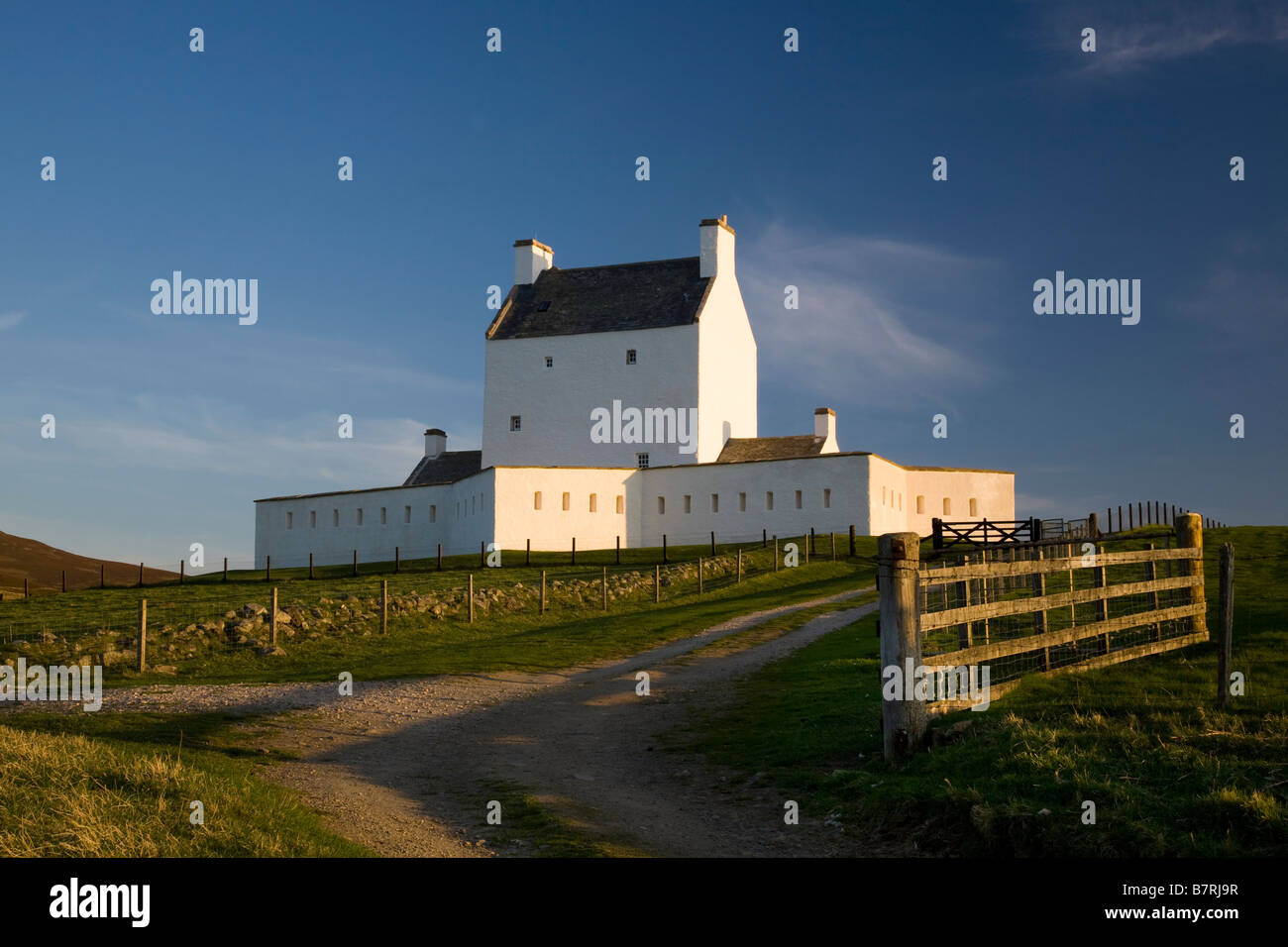 The strategic landmark historical Corgarff Castle in Strathdon ...