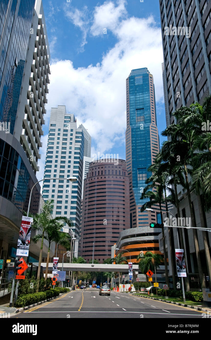 Chinatown Raffles Place Singapore CBD high rise office building ...