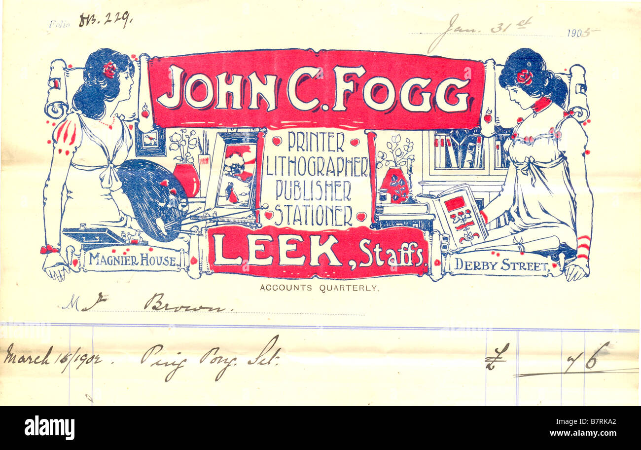 Billhead hi-res stock photography and images - Alamy