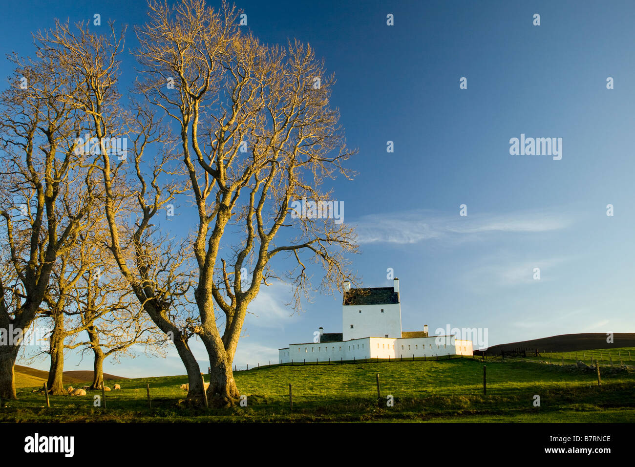 The strategic landmark historical Corgarff Castle in Strathdon ...