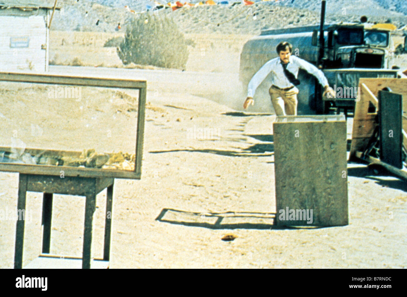 Duel Year: 1971 USA Dennis Weaver Director:Steven Spielberg Stock Photo ...