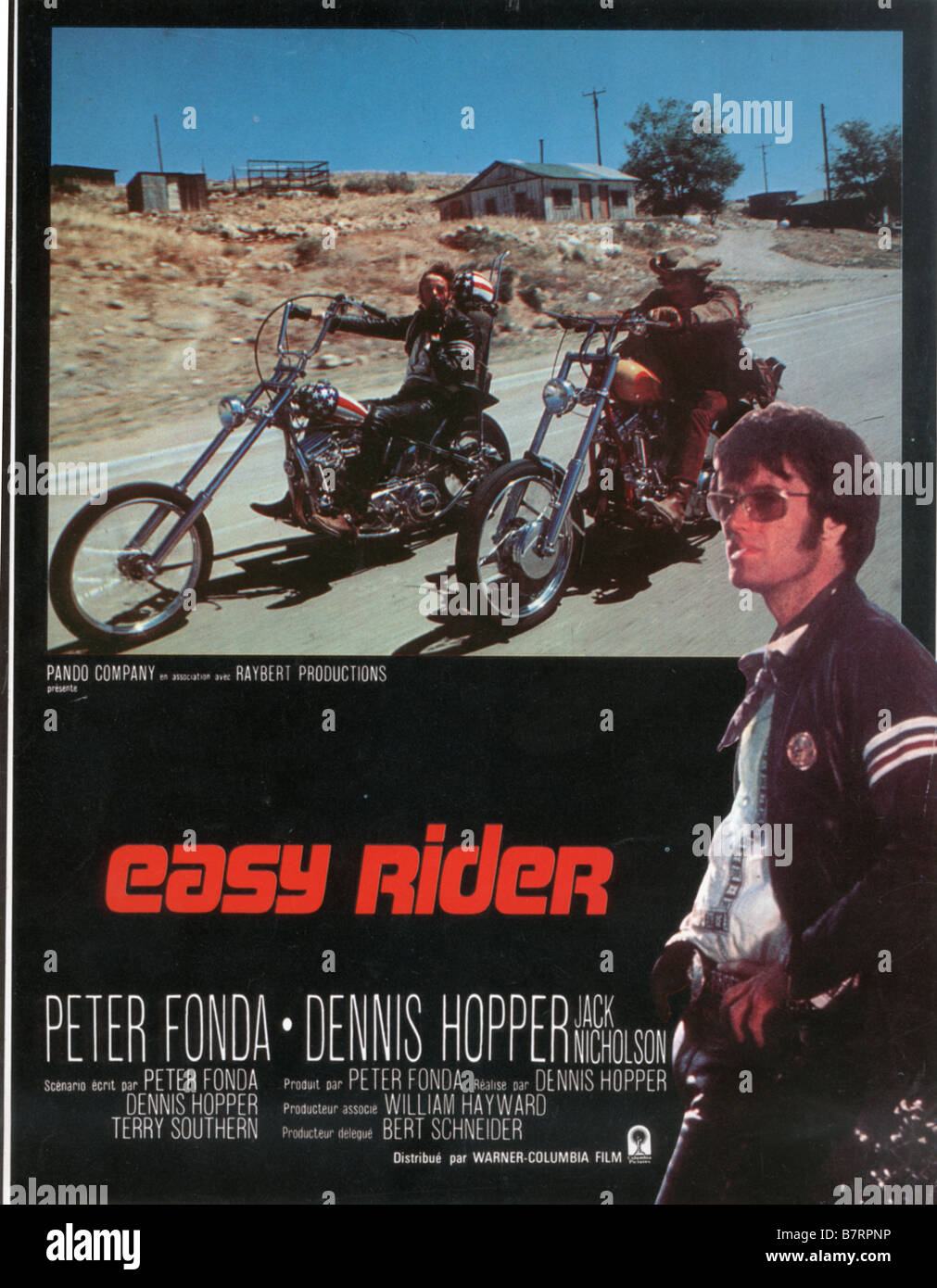 Easy Rider Year: 1969 USA Director: Dennis Hopper Movie poster (Fr ...