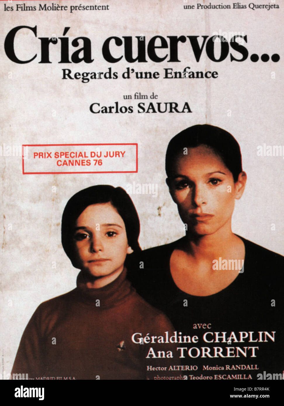 Cría cuervos Year: 1976 Spain Director: Carlos Saura Movie poster (Fr ...