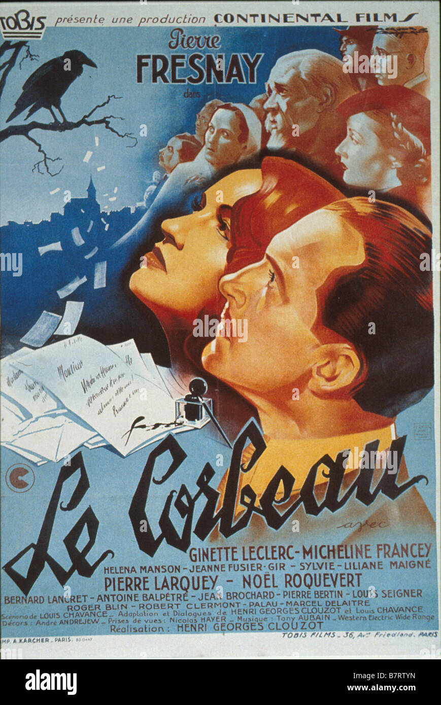 Le Corbeau: The Raven Year: 1943 - France Director: Henri-Georges ...