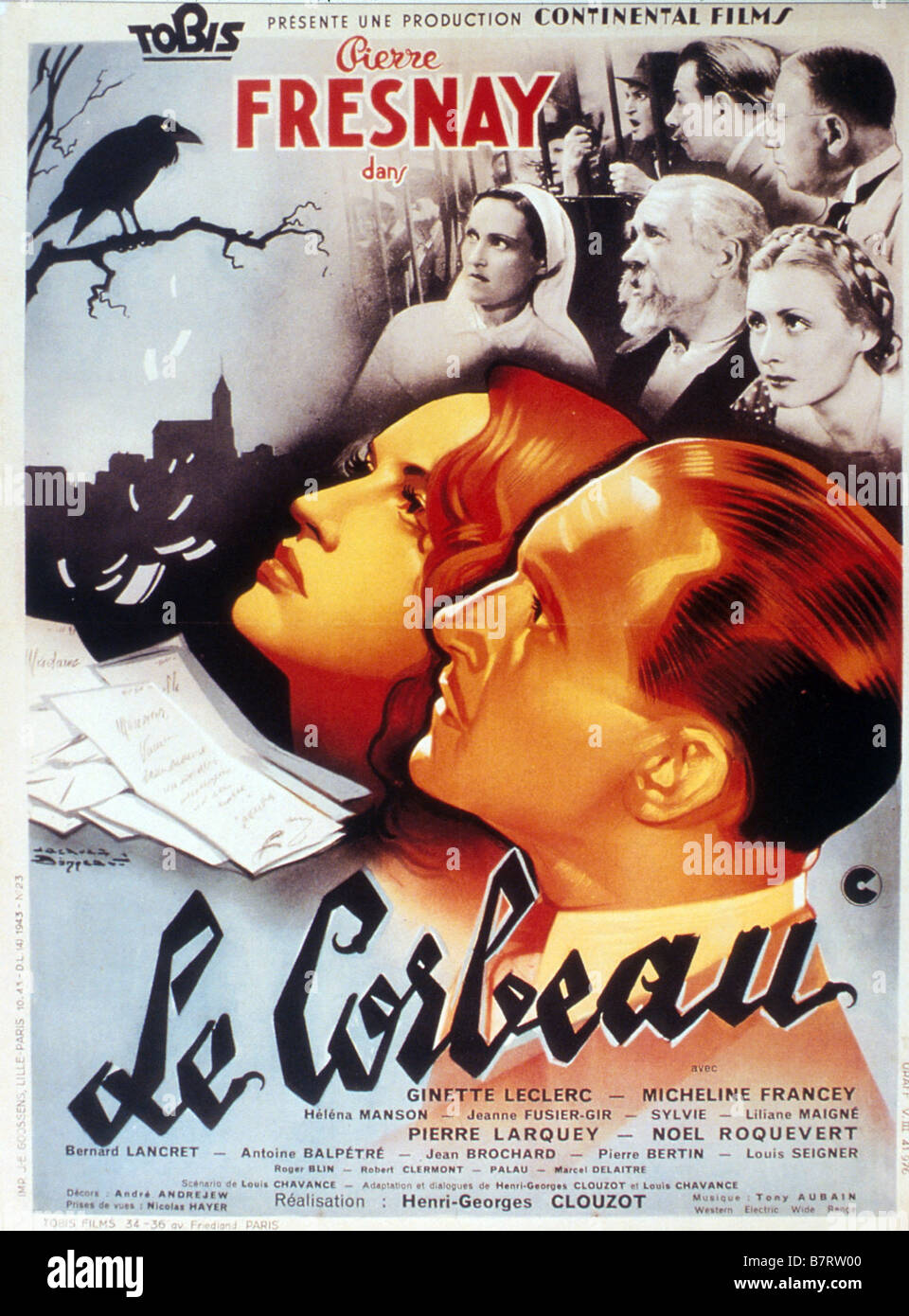 Le Corbeau: The Raven Year: 1943 - France Director: Henri-Georges ...