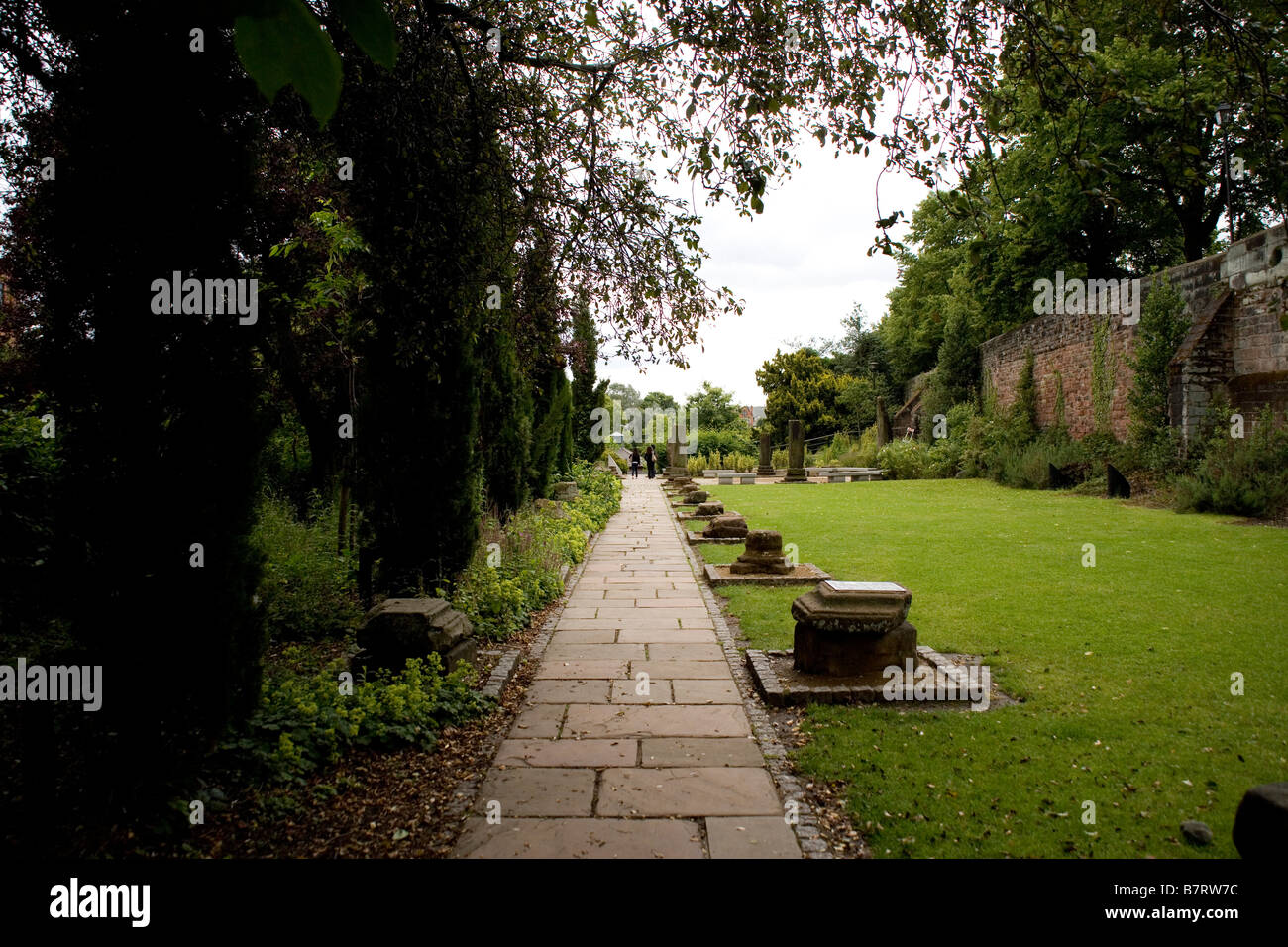 The Roman Gardens in Chester, England Stock Photo - Alamy