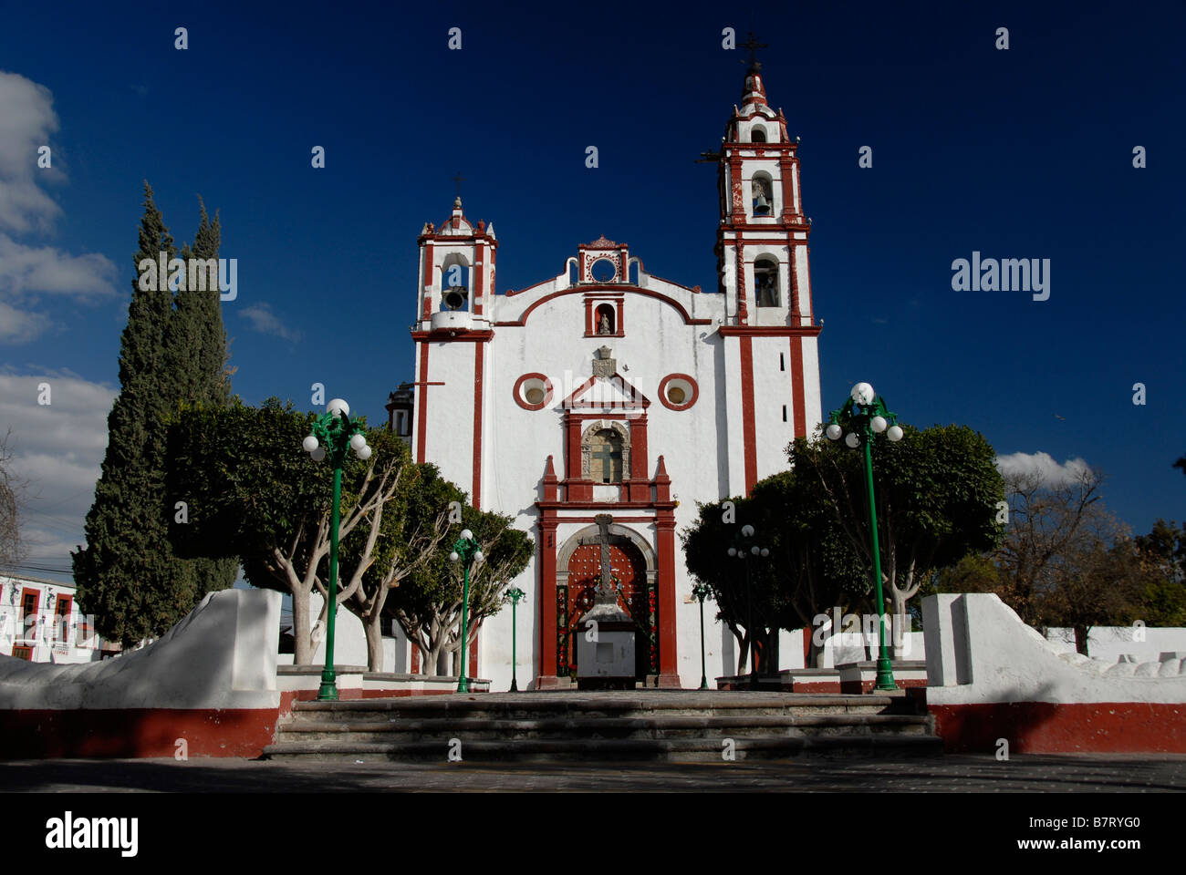 Church in Tecali Mexico Stock Photo - Alamy